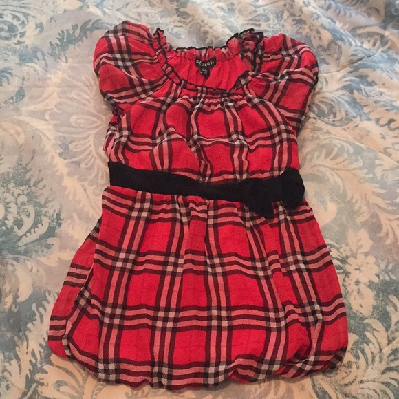 George | Shirts & Tops | Size 6 Red Plaid Girls Top | Poshmark